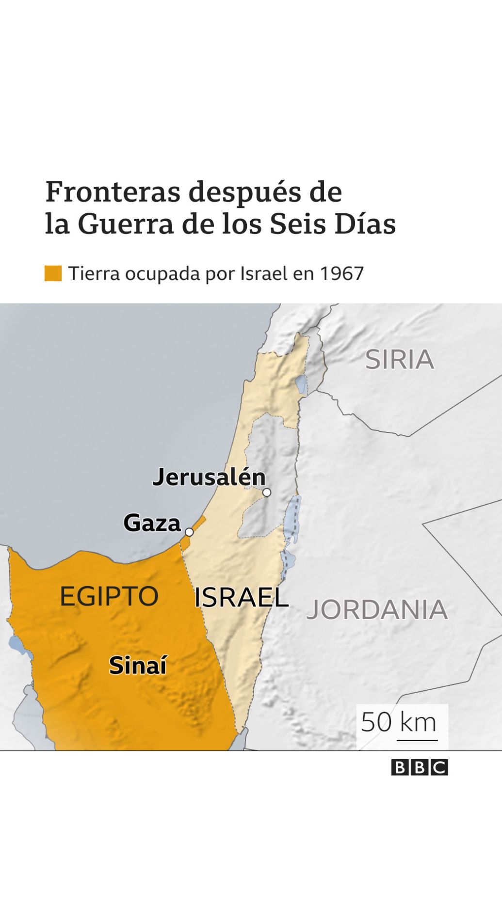 Cómo han cambiado las fronteras de Israel desde su creación hace 75 años
