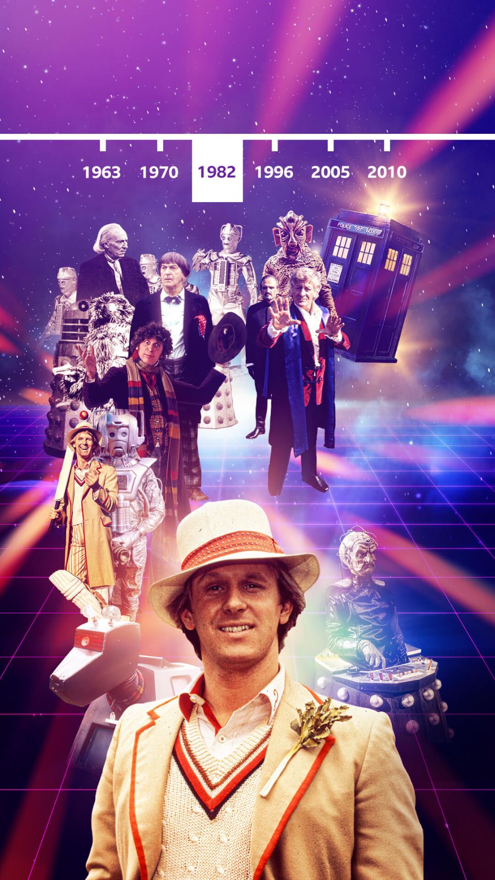 Doctor Who 60th Anniversary: the changing face of the Doctor