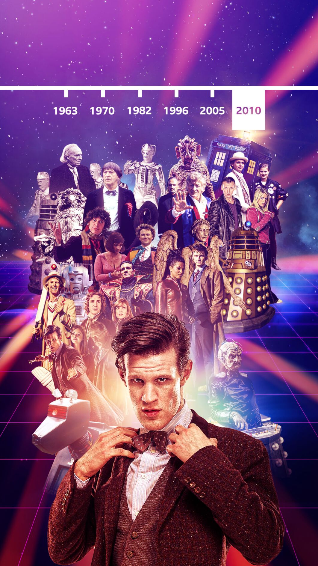 Doctor Who 60th Anniversary: the changing face of the Doctor