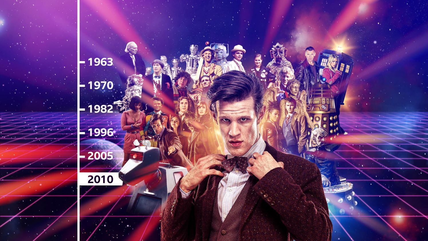 Doctor Who 60th Anniversary: the changing face of the Doctor