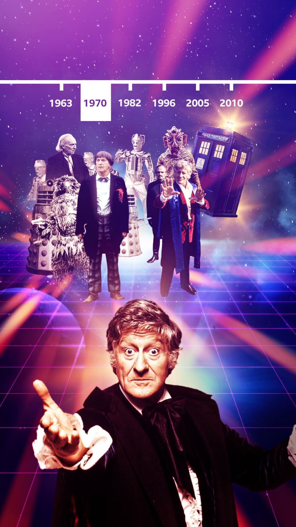 Doctor Who 60th Anniversary: the changing face of the Doctor