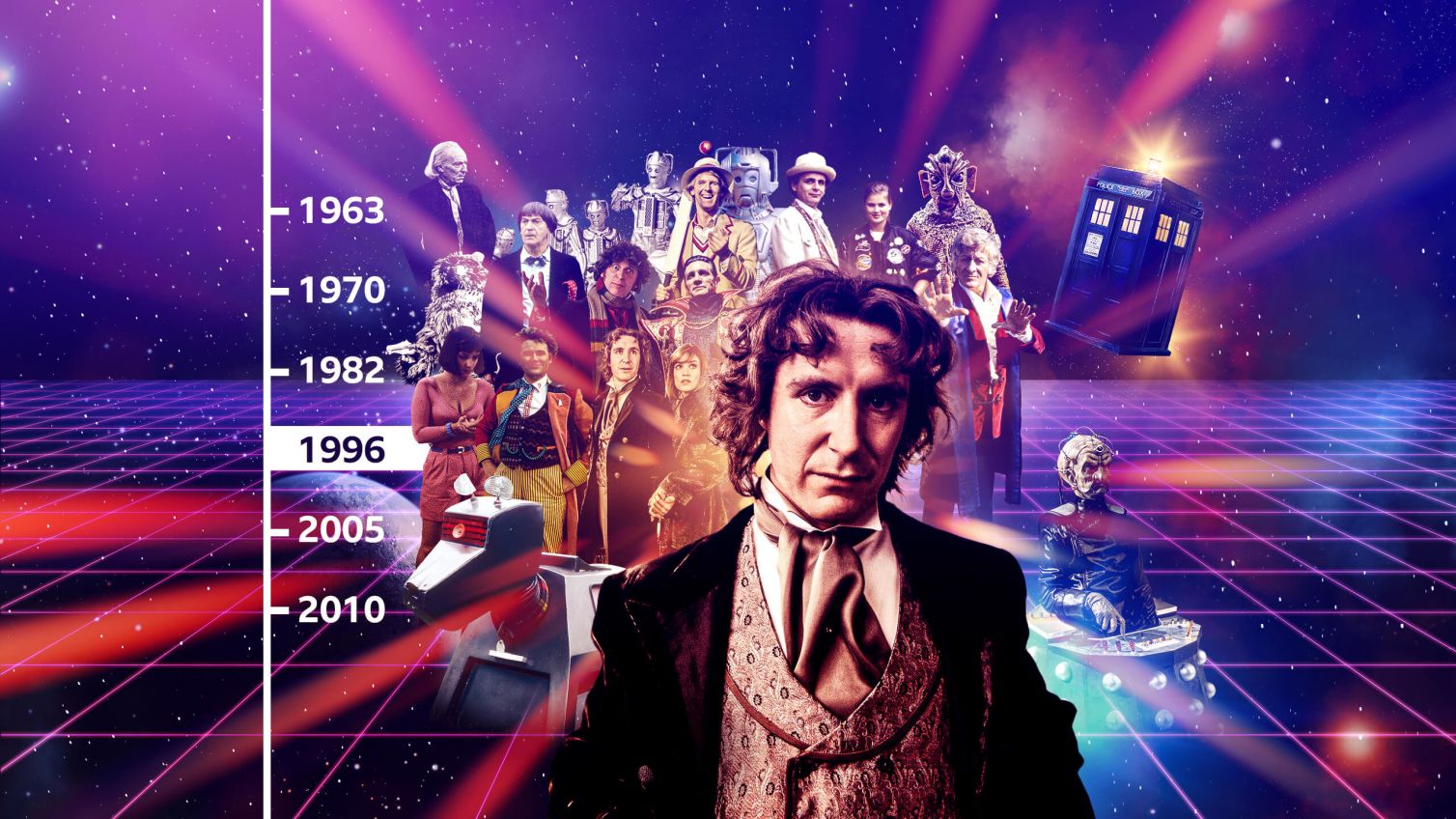 Doctor Who 60th Anniversary: the changing face of the Doctor