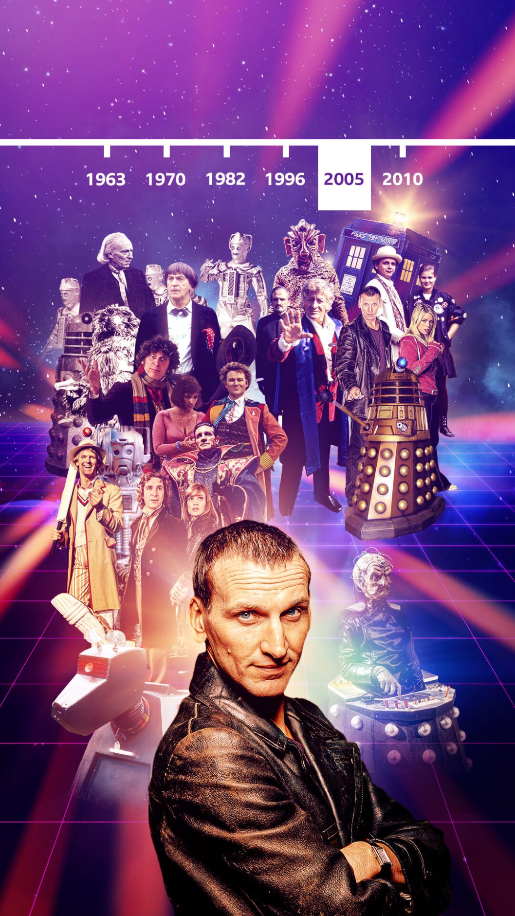 Doctor Who 60th Anniversary: the changing face of the Doctor