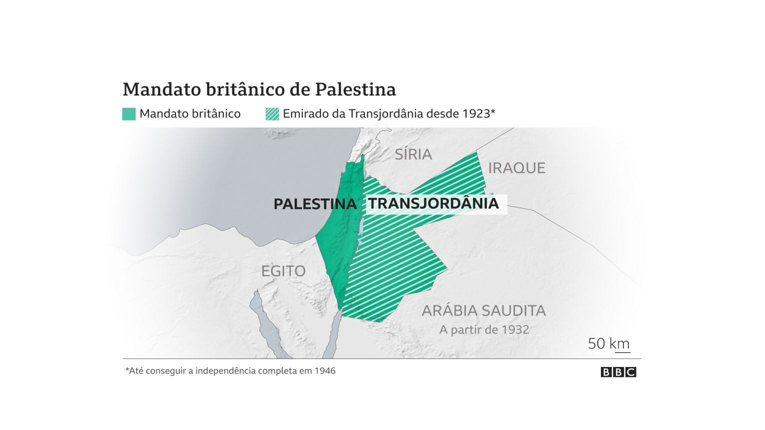 Como fronteiras de Israel mudaram desde sua criação há 75 anos